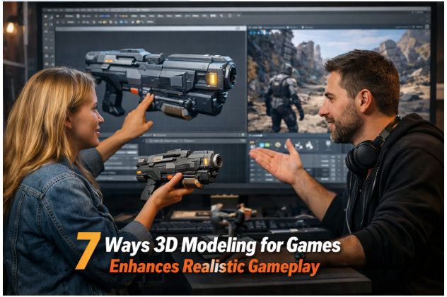 7 Ways 3D Modeling for Games Enhances Realistic Gameplay